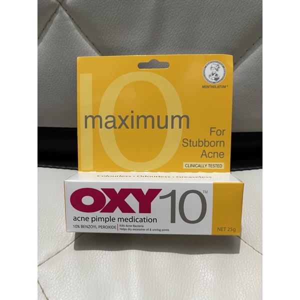 Oxy 5/10/Cover Acne Pimple Medication 10g/25g (100% Authentic) | Shopee ...