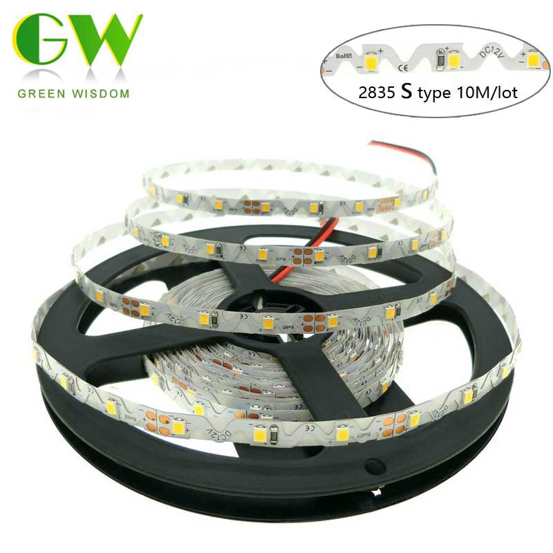 DC12V LED Strip 2835 Free Bending S Type Flexible LED Light for Channel ...