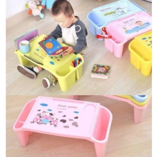 VIRAL Children's Plastic Study Desk Character Tablet Desk ipad Laptop ...