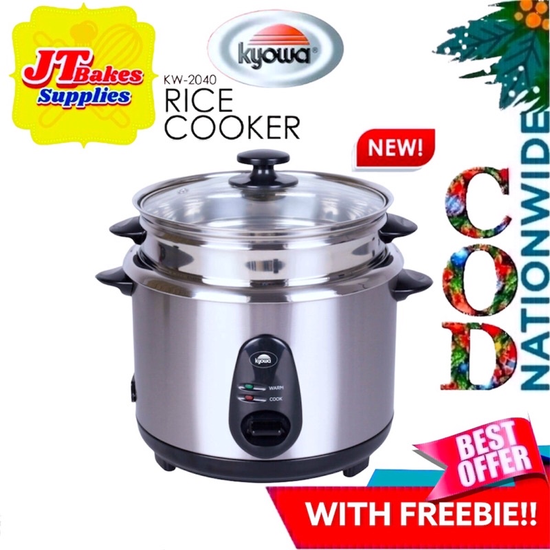New Kyowa Rice Cooker 1.8 Liters kw-2040 10 cups with Freebie | Shopee ...