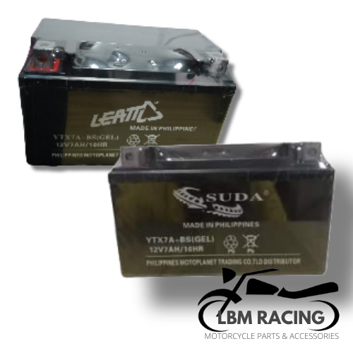 LBM RACING MOTORCYCLE SUDA/LEATTO YTX7A-BS WITH PBS BATTERY (XR200 ...