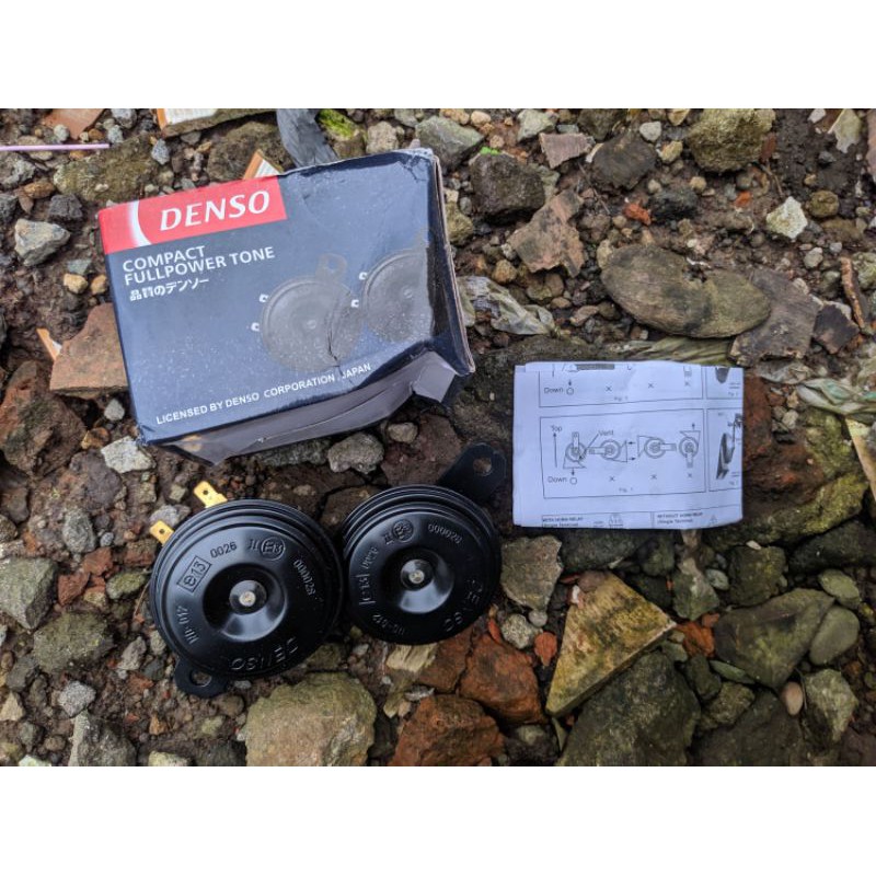 Original Denso Compact Disc Horn Set 12v Horn Built in Toyota | Shopee ...