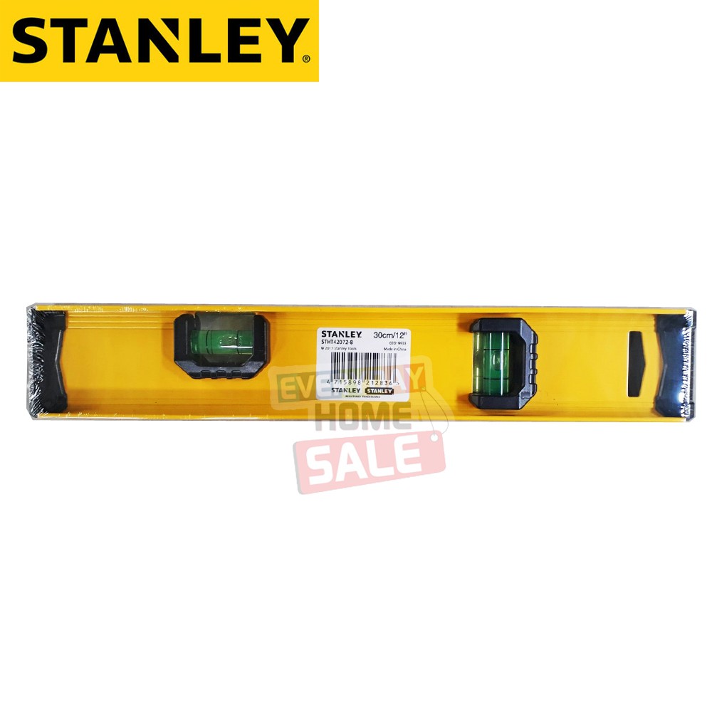 Stanley Aluminum Level Bar I-Beam with Three Vials | Shopee Philippines