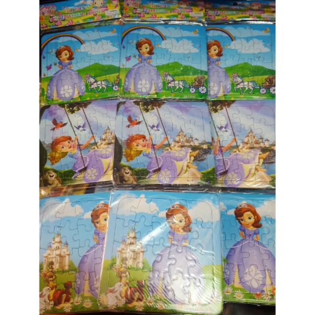 JIGSAW PUZZLES (3-IN-1): SOFIA THE FIRST | Shopee Philippines