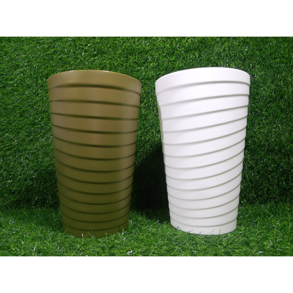 034 Pearlwave Plastic Spiral Gardening Pots (Outdoor and Indoor ...