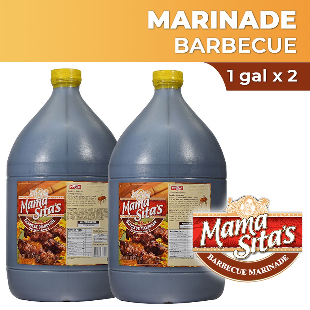 Mama Sita's Barbecue Marinade 3.55L (1 gal) X 2 | Shopee Philippines