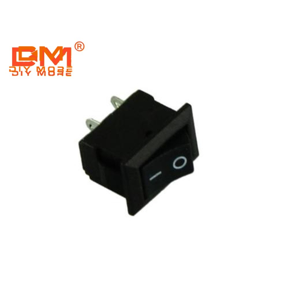 DIYMORE 2 Pins 2p Snap-In On/Off Kcd1-101 Car Boat Round Rocker Toggle ...