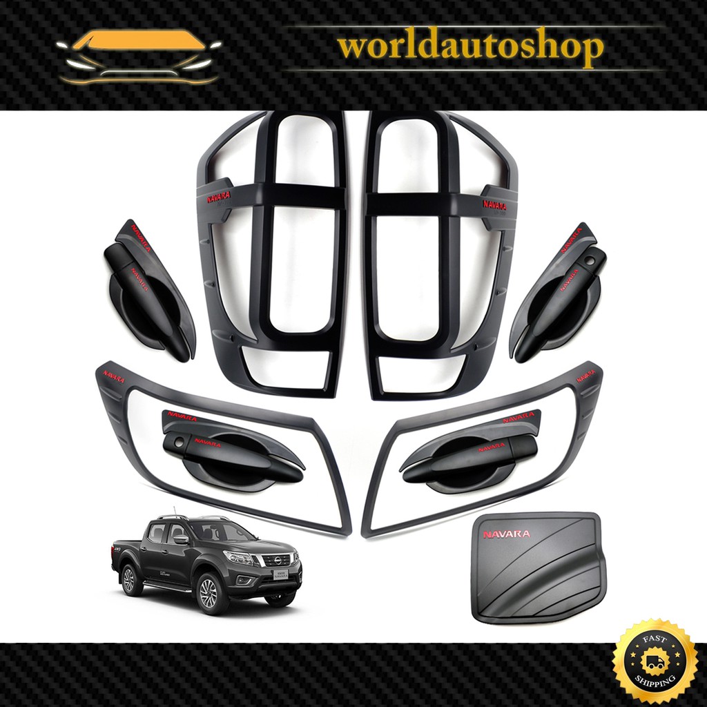 Handle Cover + Hand Socket + Headlamp + Tail Lamp + Tank Matte Black ...