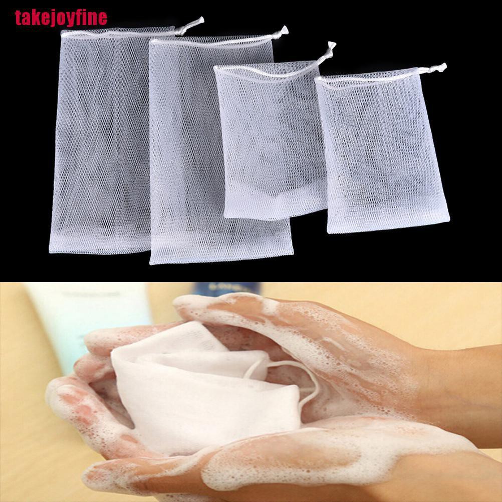 [Hot Sale]5Pcs Soap Blister Mesh Double-layer Soap Net Foaming Net Easy ...