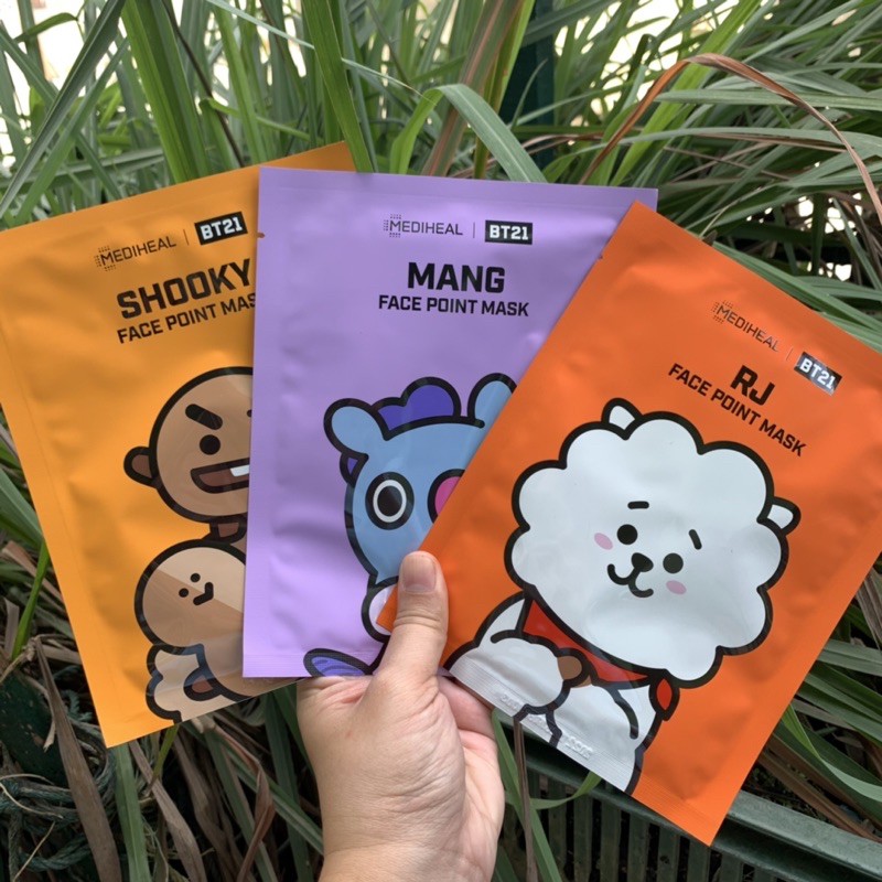 BT21 x BTS Mediheal Face Point Mask - RETAIL | Shopee Philippines