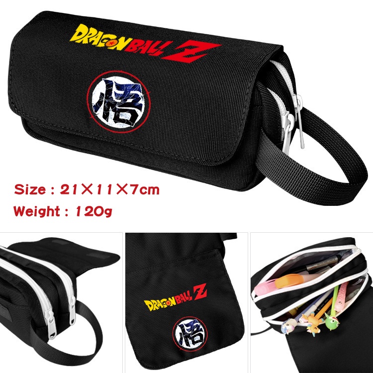 Dragon Ball Z Vegeta Goku Cartoon Student Canvas Pencil Case Clutch Bag ...