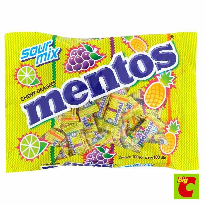 Mentos Sour Mix Flavour Candy 100 Tablets | Shopee Philippines