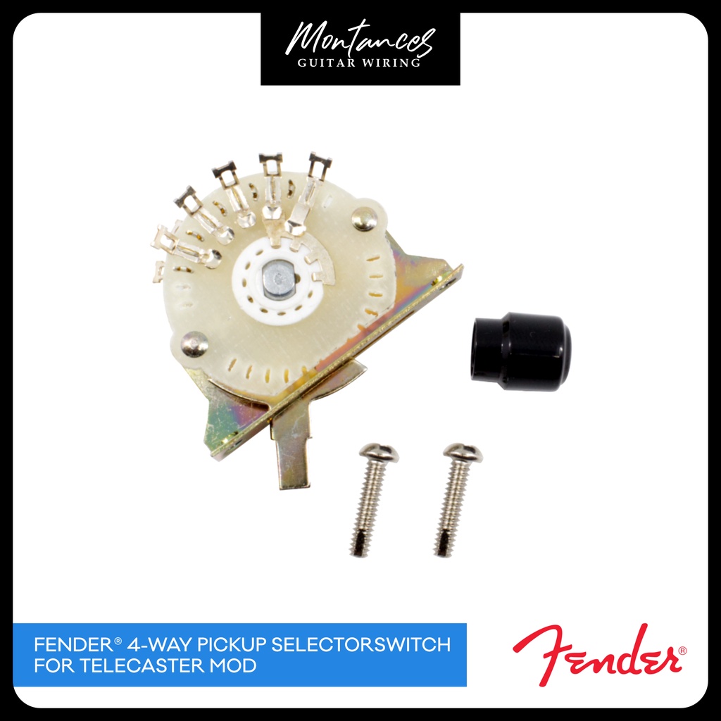 Fender® 4-Way Pickup Selector Switch for Telecaster Mod | Shopee ...