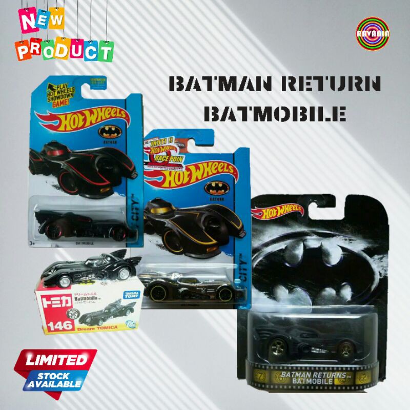 Batman Return Batmobile - Miniature Toy Car / Diecast | Shopee Philippines