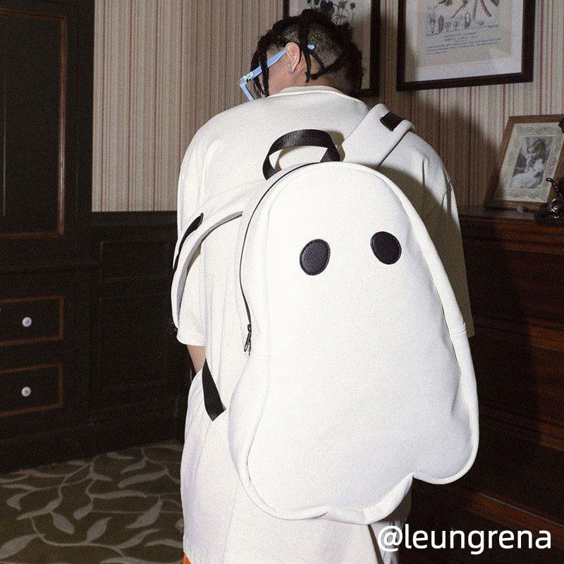 [Ready Stock] Little Ghost Backpack Niche Ugly Cute Schoolbag Original ...