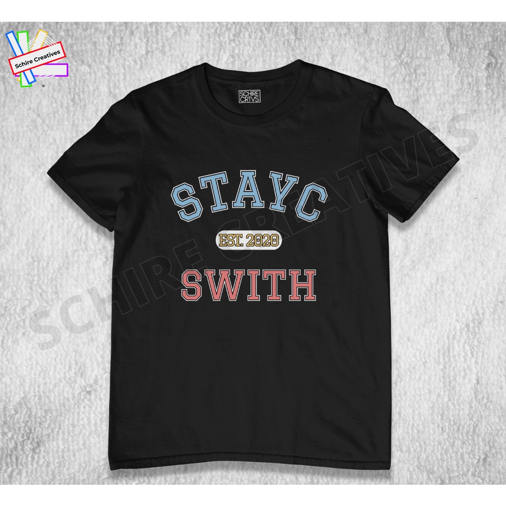 STAYC Swith University Style Shirt, Kpop Fandom Unisex Shirt FIT ...