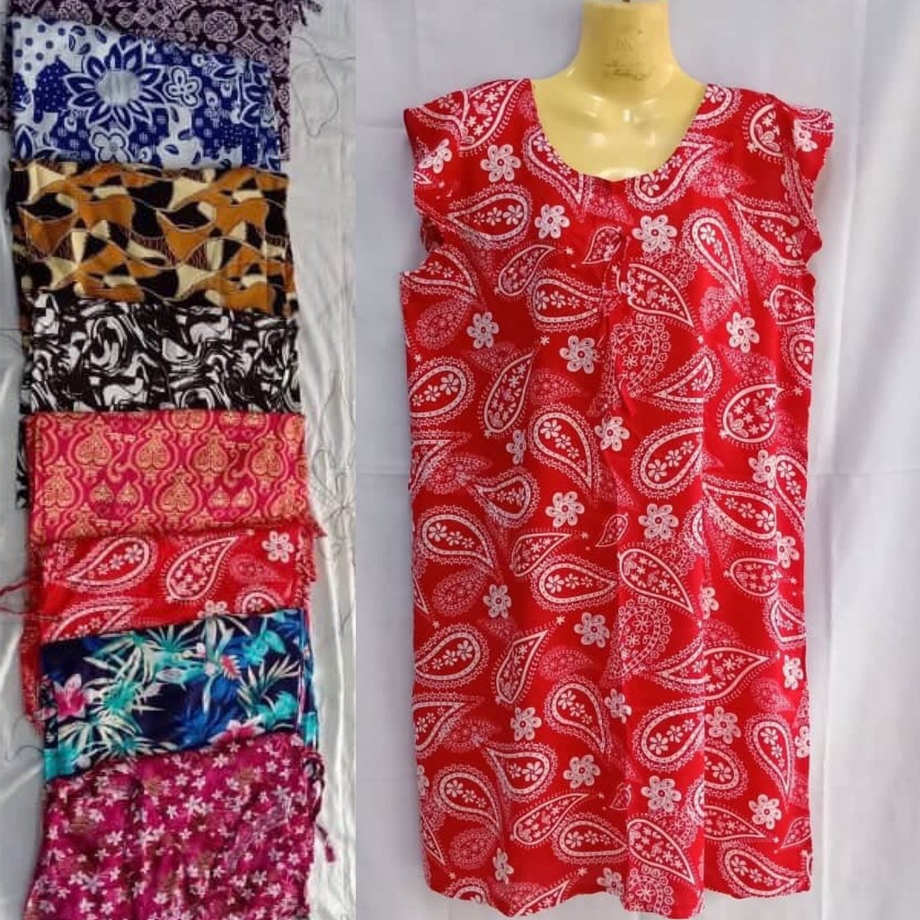 Duster Palikpik Challis Dress Pambahay Pantulog Summer Daster | Shopee ...