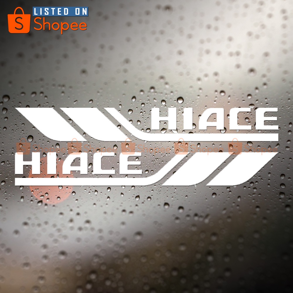 Stickers | 2x Toyota HIACE | Racing | Decals | Stripes | Vinyl Weather ...