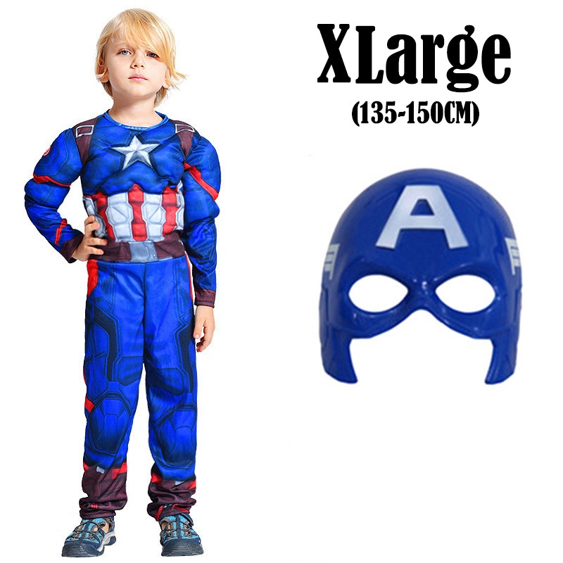 New Avengers Captain America Iron Man The Hulk Black Panther Muscle ...