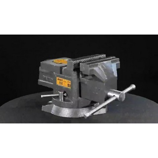 BUILDMATE Ingco Bench Vise with Anvil 4" Swivel Base Table Clamp Tool ...