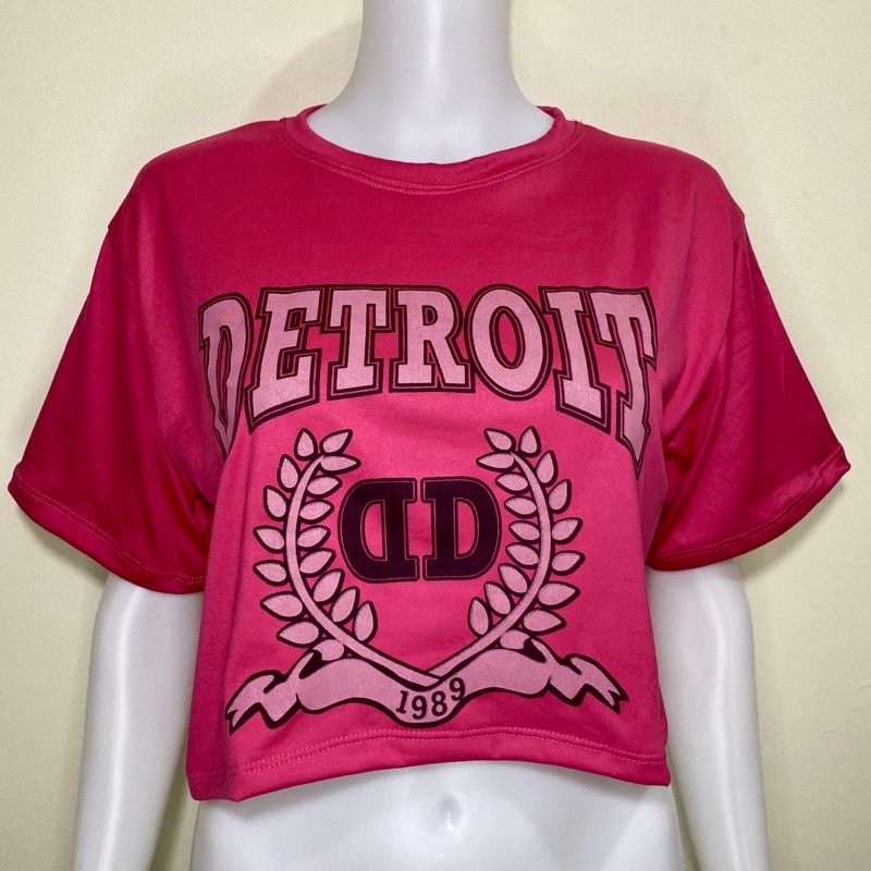 CROP SHIRT | LETTER GRAPHIC CROP TOP (Random Prints) | Shopee Philippines