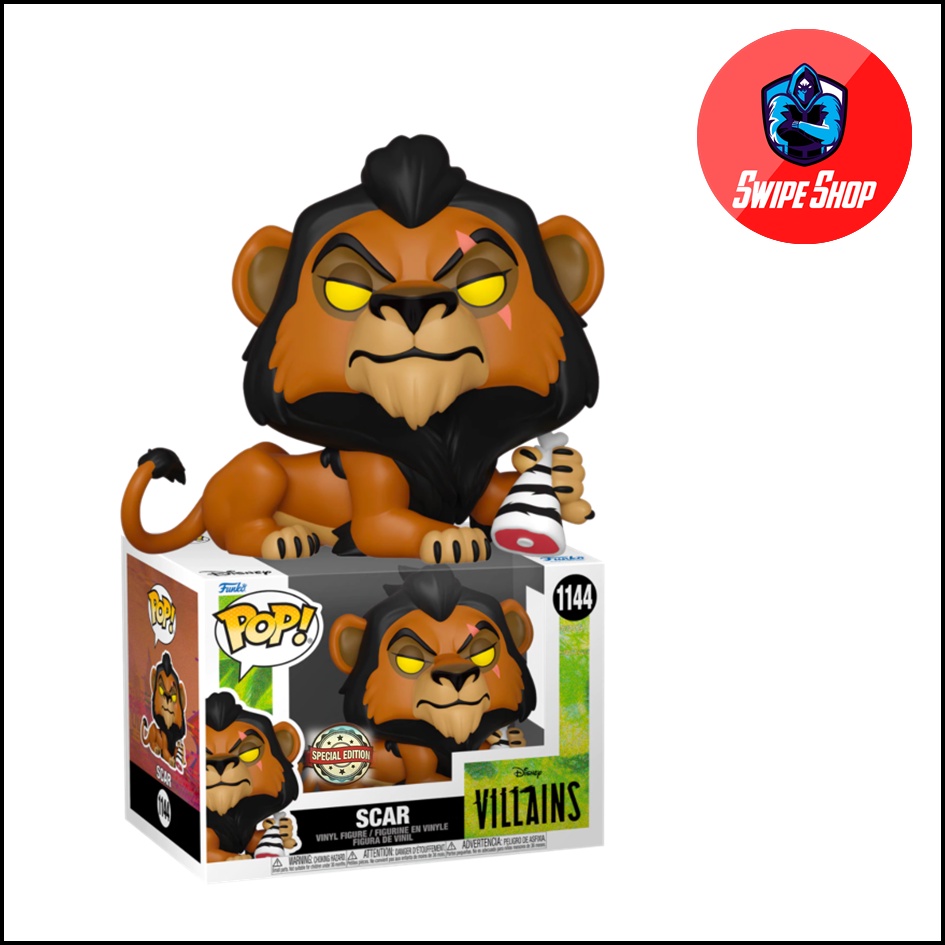 Funko Pop Scar with Meat Disney Villains Lion King Exclusive | Shopee ...