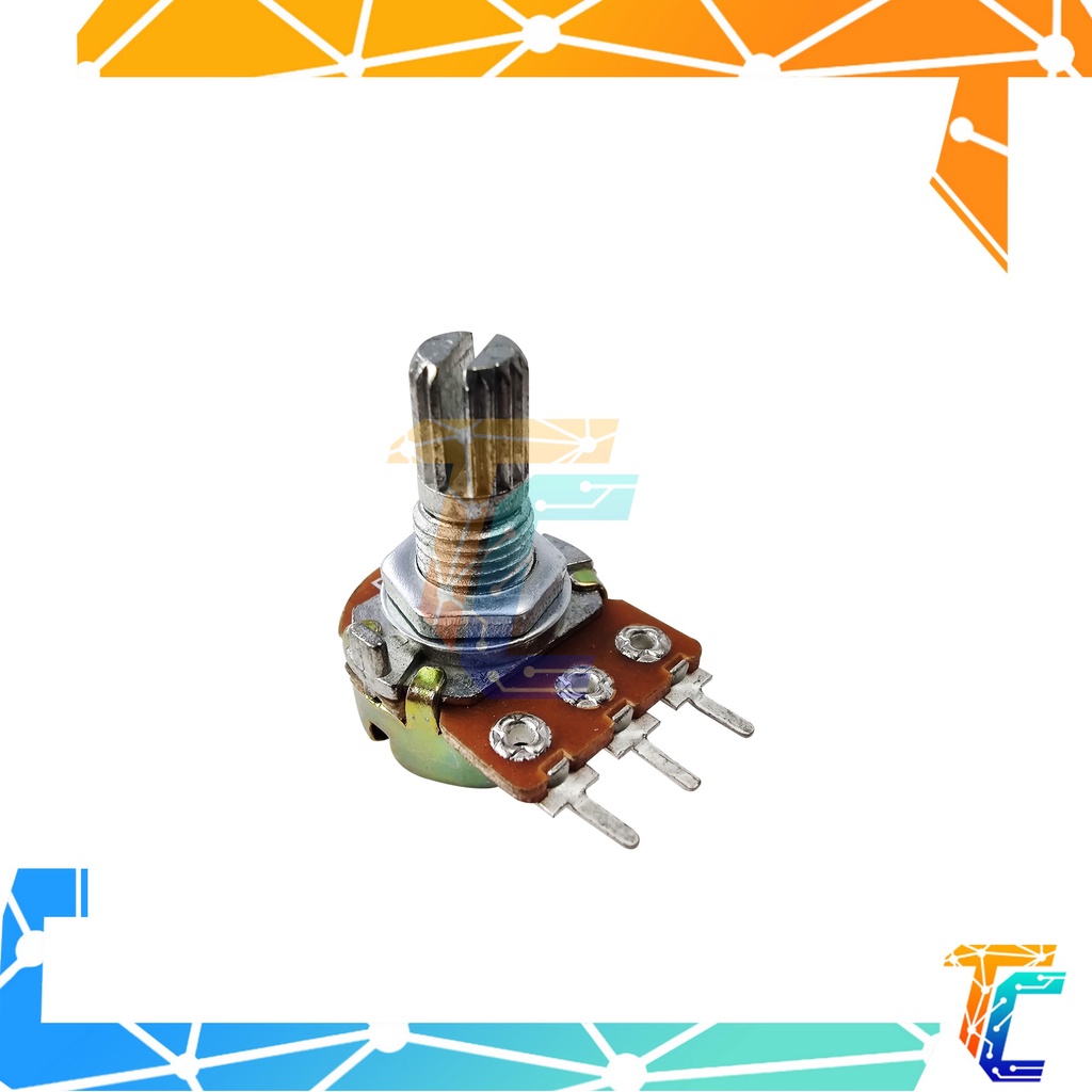 10K ohm ohms 3 Terminal Linear Taper Rotary potentiometer B10K 103 for ...