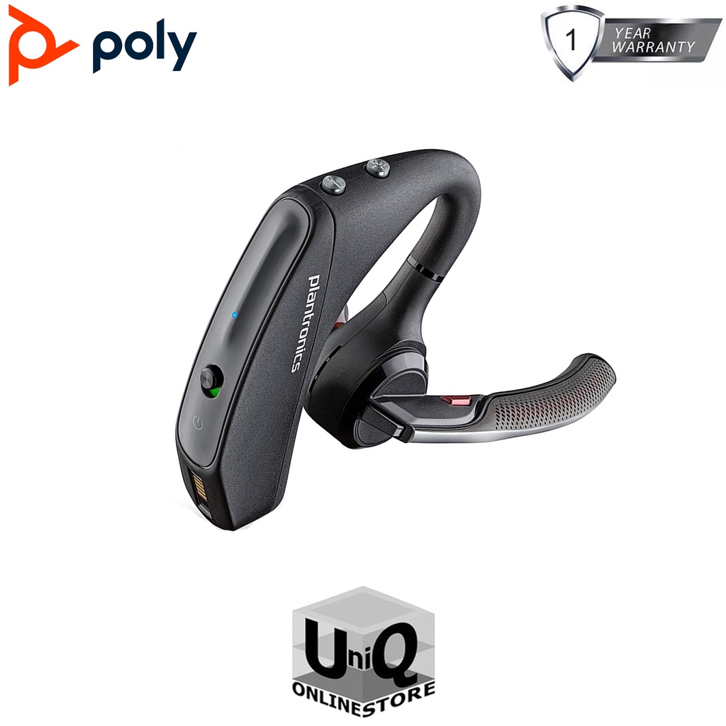 Poly Voyager 5200 /R Bluetooth Headset APME, 4 mic active digital ...