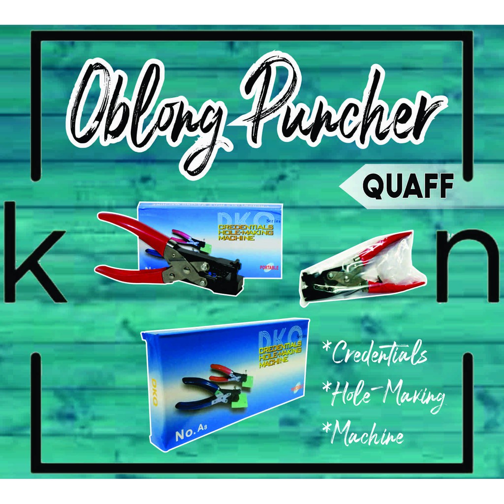 QUAFF ID OBLONG PUNCHER (single puncher) | Shopee Philippines