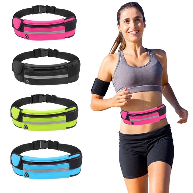 Mikayla Sport Beltbag Marathon Reflective Night Run Jogging Bag ...