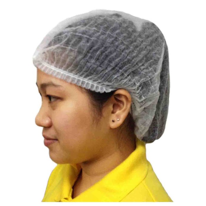 HAIR NET white color double elastic band DISPOSABLE | Shopee Philippines