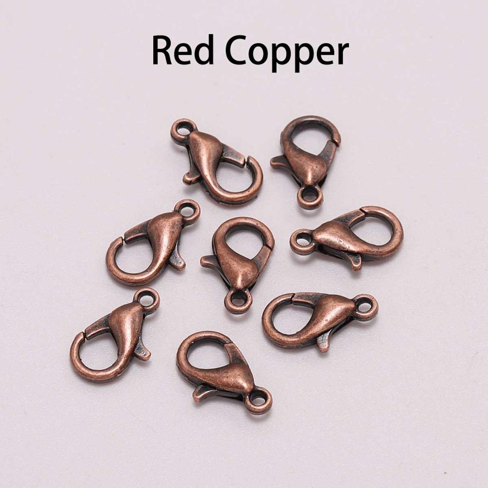 St.Kunkka 50 Pcs 10/12/14/16/21mm Lobster Clasps Chain Hook Metal ...