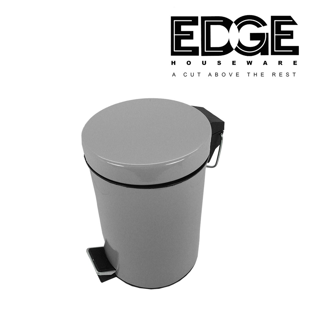 Edge Houseware 25X17CM Dush Bin Waste Bin Stainless Steel Paddle Bin ...