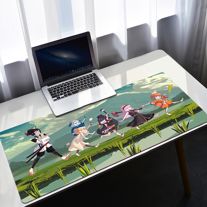 Pc Gamer Cabinet Mouse Pad Hololive Anime Gaming Rubber Keyboard Carpet ...