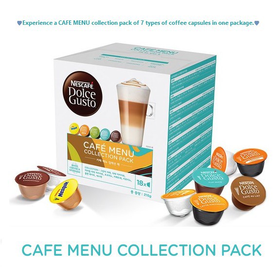 Dolce Gusto Cafe Menu Collection Pack | Shopee Philippines
