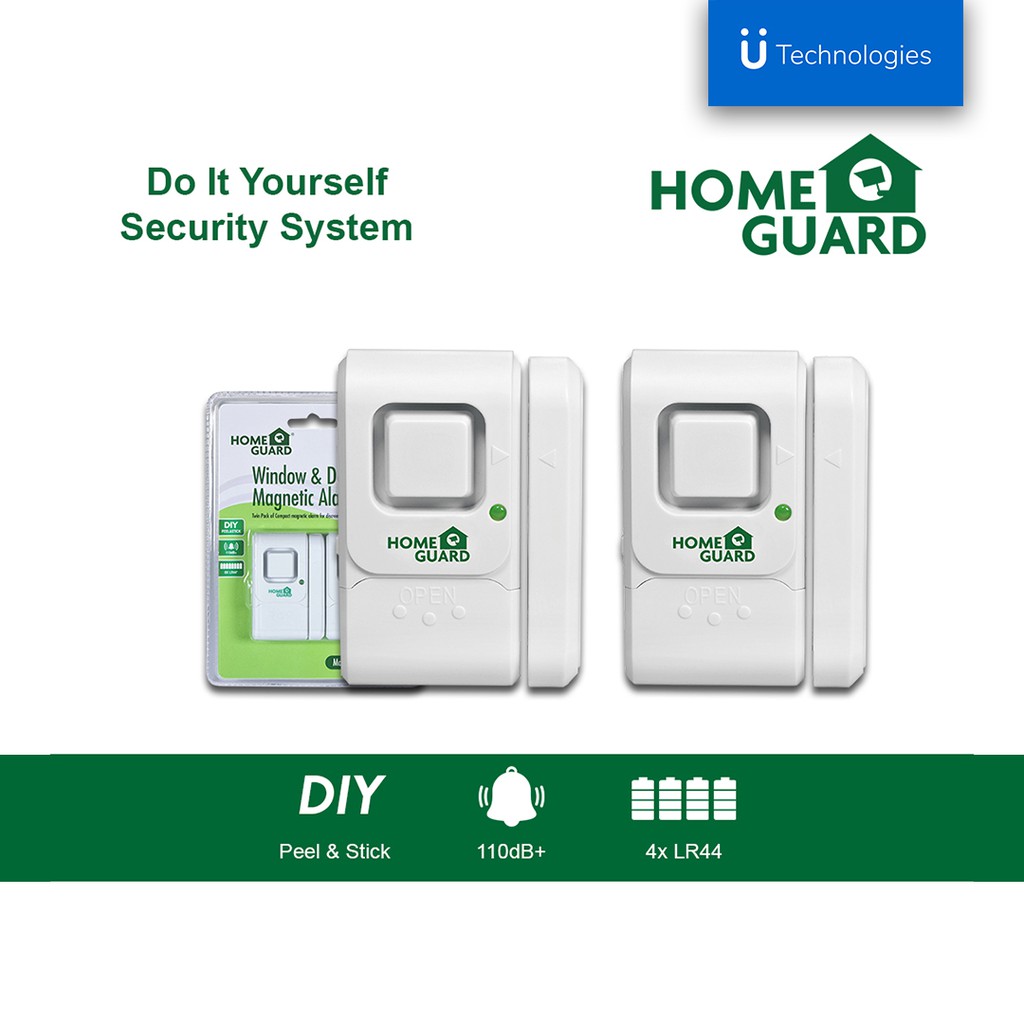 Homeguard window & Door Magnetic Alarm Twin pack | Shopee Philippines