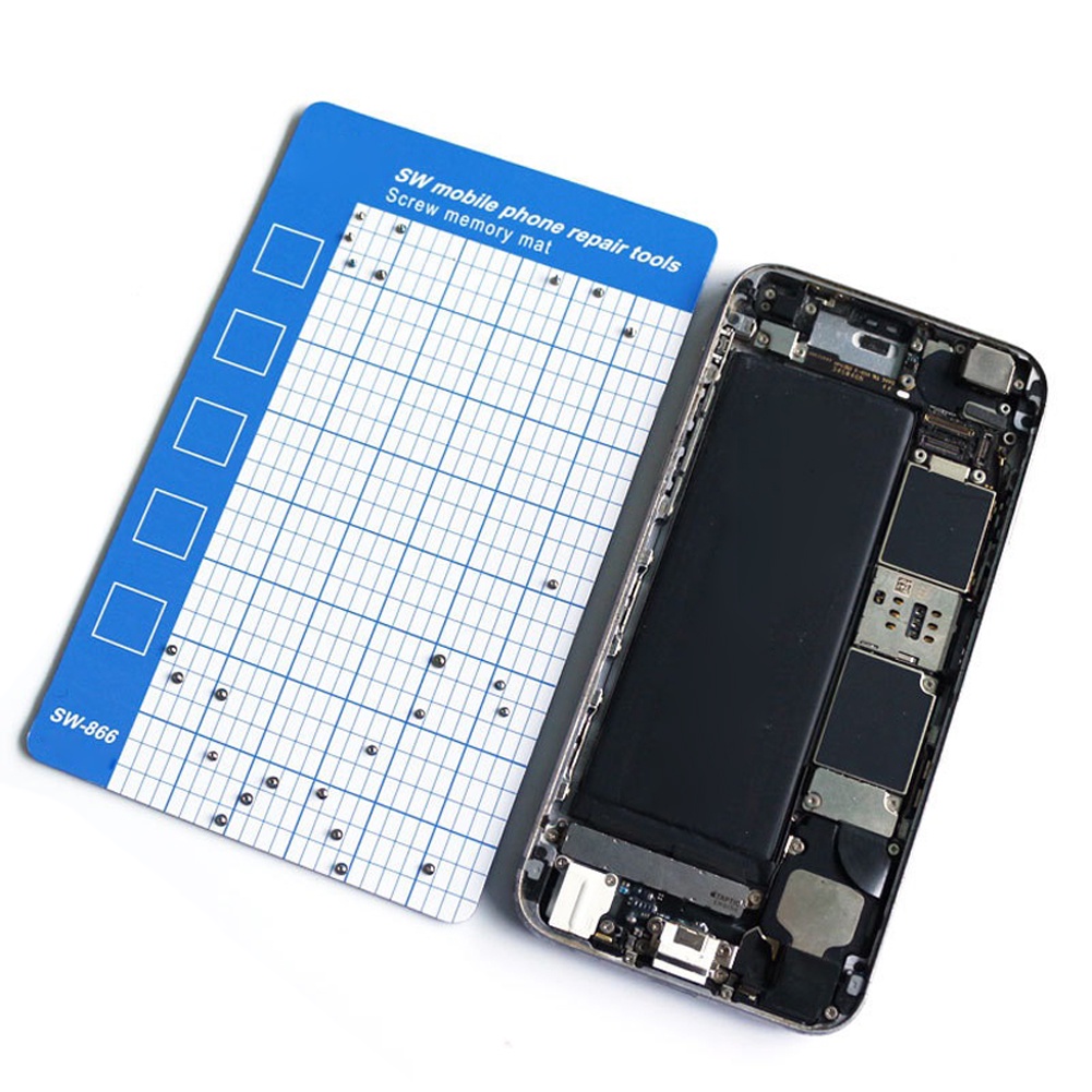 Magnetic Screw Memory Mat Mini Chart Work Pad for Little Small Screws ...