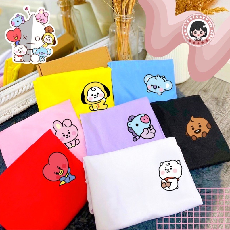 BT21 Baby Character Inspired Shirt | Shopee Philippines