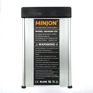 MINJON LED SWITCHING POWER SUPPLY 12V 33A/20A | Shopee Philippines