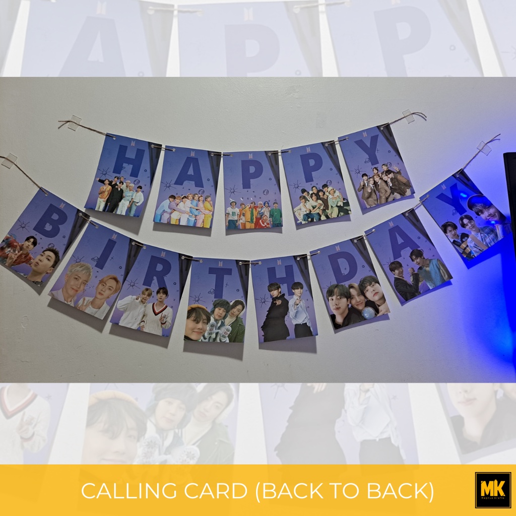 BTS-THEMED BIRTHDAY BANNER (BANGTAN SONYEONDAN) | Shopee Philippines