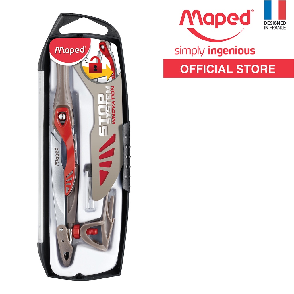 MAPED Stop System Innovation Compass | 3 Piece Set | Plastic | 196310 ...