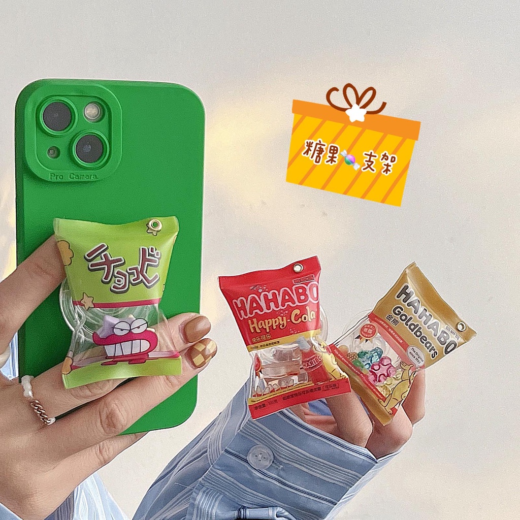 3D Cartoon Cake Drink Potato food phone grips phone stand | Shopee ...