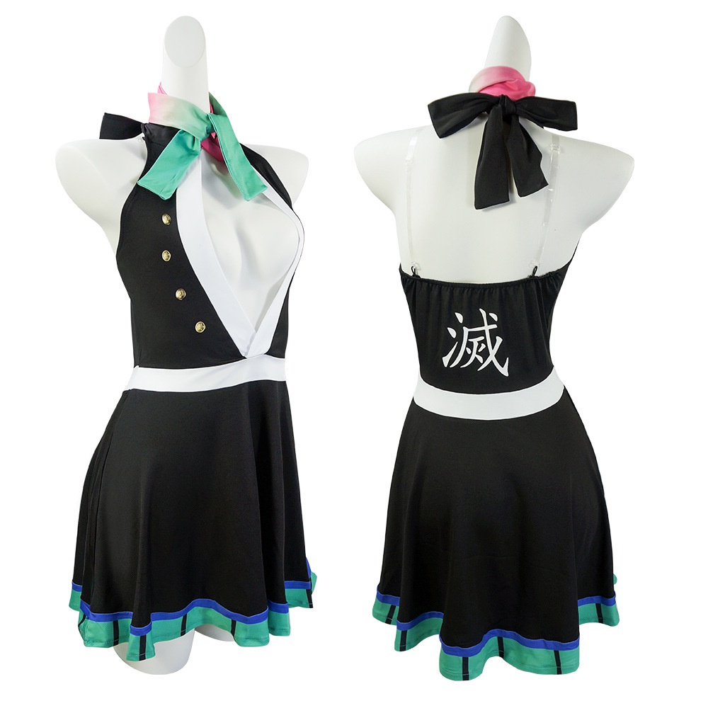 Anime Demon Slayer Agatsuma Zenitsu Cosplay Swimsuit Kamado Nezuko ...