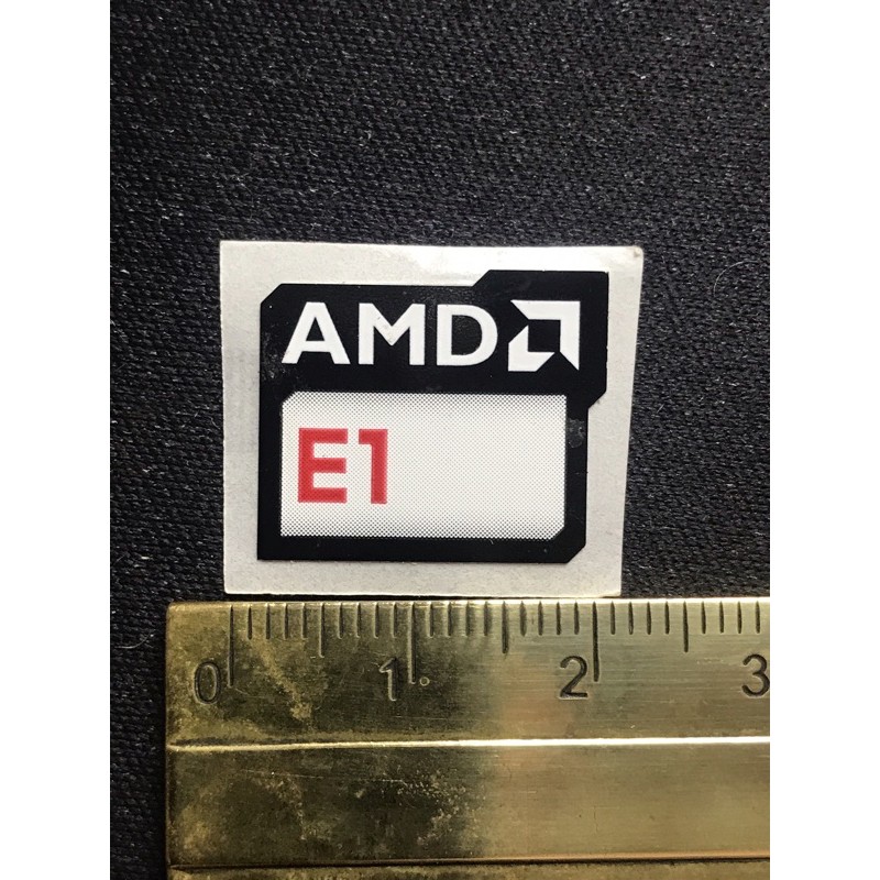Original AMD E1 6th gen logo Sticker | Shopee Philippines