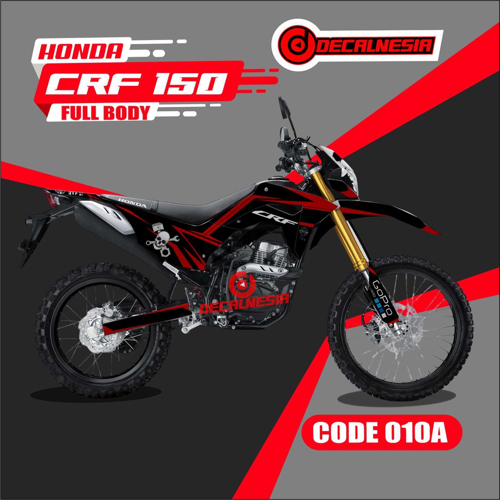 Honda CRF 150 L Motorcycle Full Body Sticker Decal Modified with ...