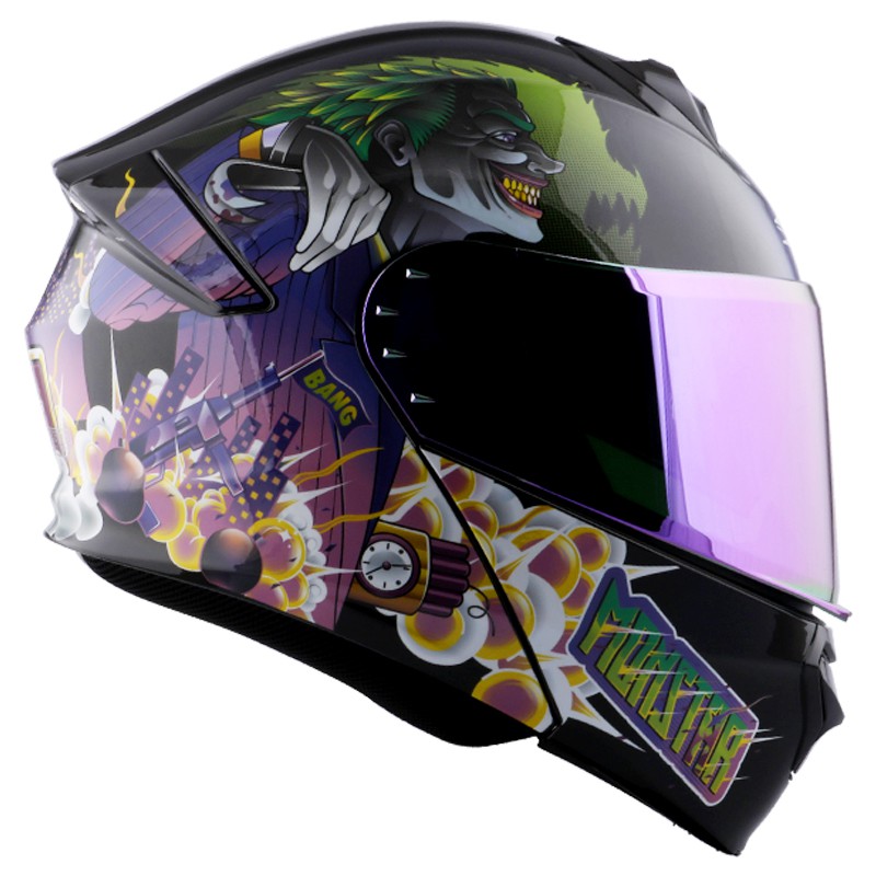 Spy Modular Helmet with Dual Visor FORCE GD NEO Series- MONSTAR ...