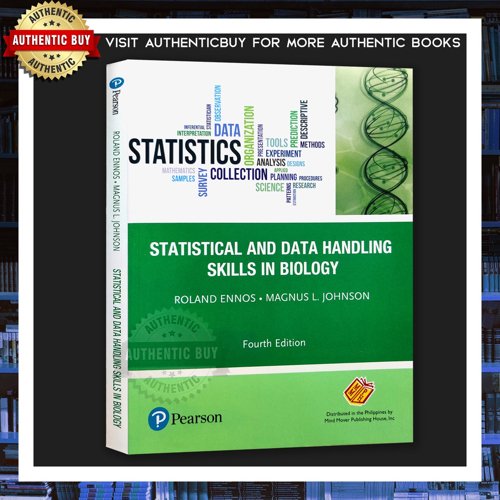 AUTHENTIC / STATISTICAL AND DATA HANDLING SKILLS IN BIOLOGY 4th Edition ...
