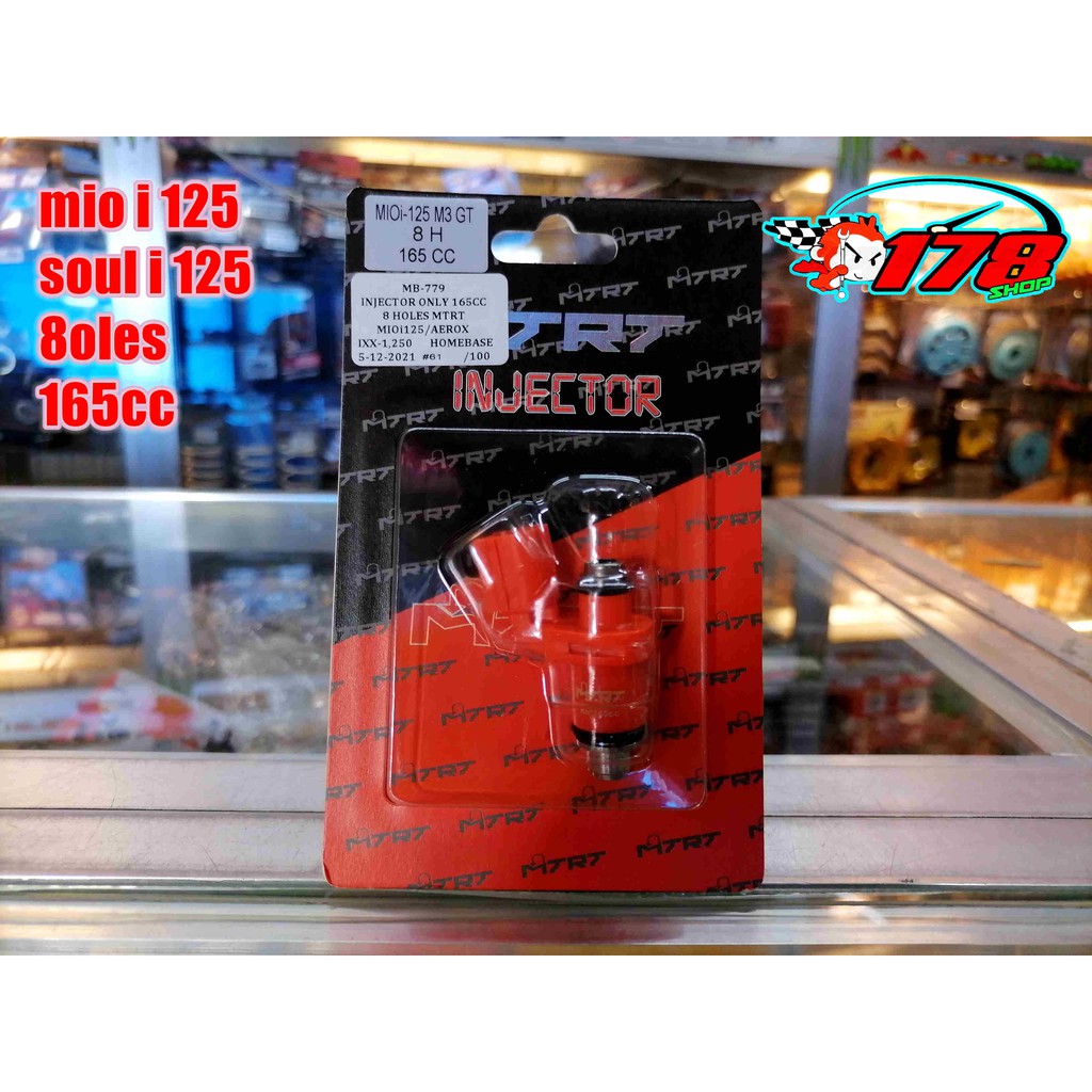 MTRT injector mio i 125 mio soul i 125 165CC 8holes | Shopee Philippines