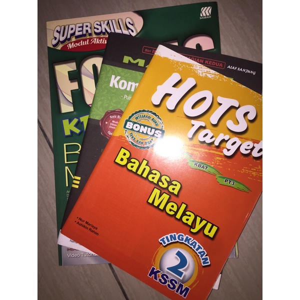 FORM 1/2 Bahasa Melayu/Komsas Exercise Book(with notes inside) | Shopee ...