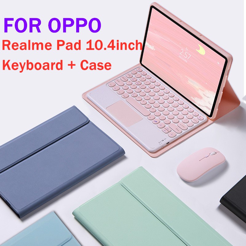 For OPPO Realme Pad 10.4 inch 2022 Cover Leather Stand Case +Touchpad ...